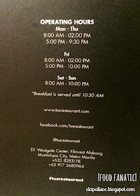 Tus' - Hidden Gem in Alabang | |foodfanaticph| by clapalisoc