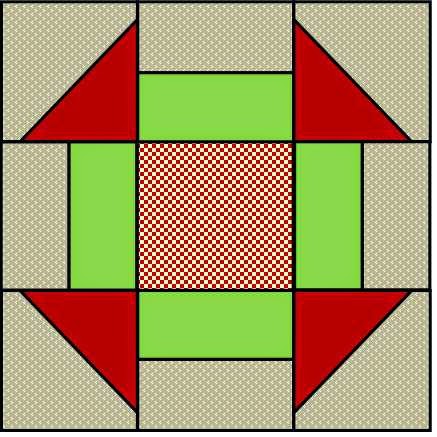 The Patchsmith: 2” Mini Churn Dash Blocks
