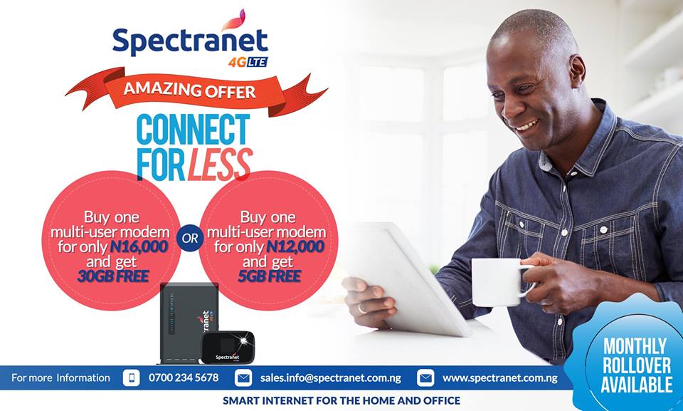 SPECTRANET: SPECTRANET AMAZING PROMO OFFER