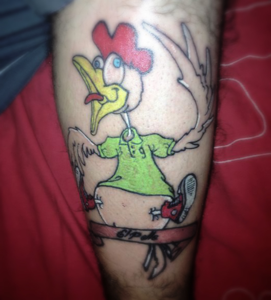 DecoToons news: Diseño Tatuaje Pollo Loco