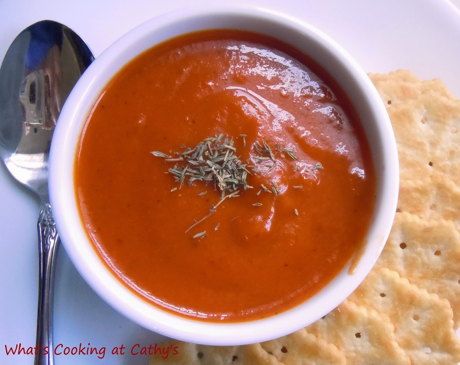 Roasted Red Bell Pepper Soup