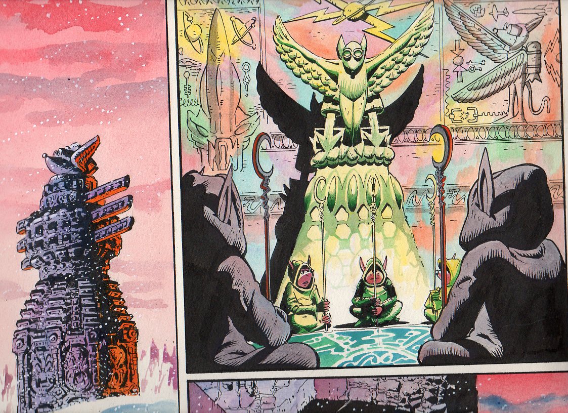 keith Page uk comics artist: Sparkster the Rocket Knight