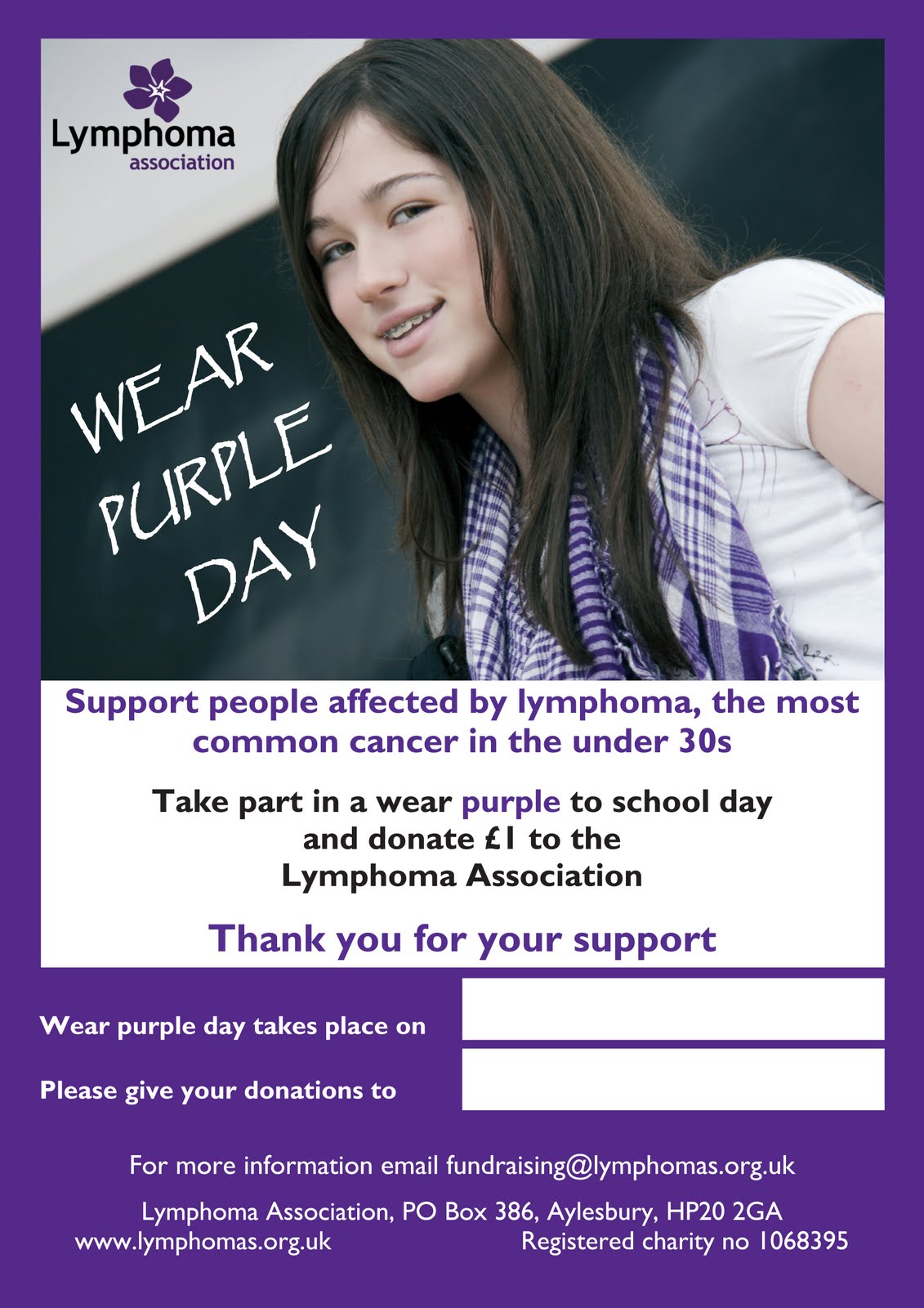 Amie's Online Portfolio: Wear Purple Days