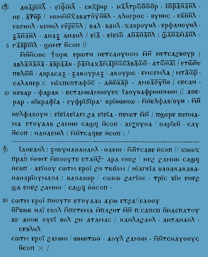 Forays into the Coptic Magical Papyri