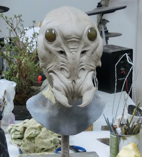 Aris Kolokontes art.: Latex wearable mask ( Insectoid )