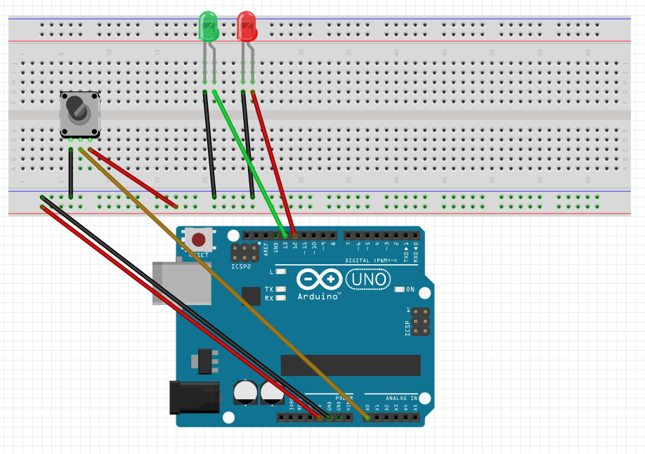 Arduino Projects: Arduino Experiment 2: Reading a Potentiometer ...