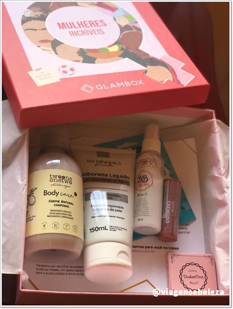 Voltei a assinar a Glambox! - Viagens e Beleza