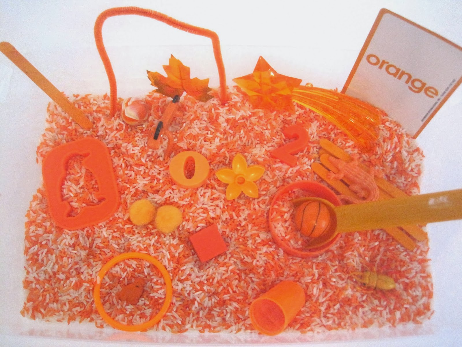Organic Insights Learning Studio: DIY ORANGE Sensory Box - Your Child's ...