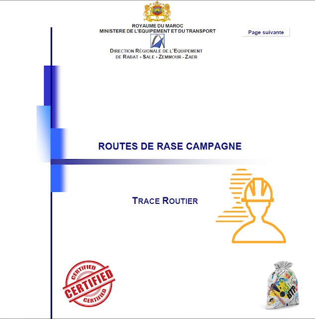 Cours Tracé Routier : Routes De Rase Campagne