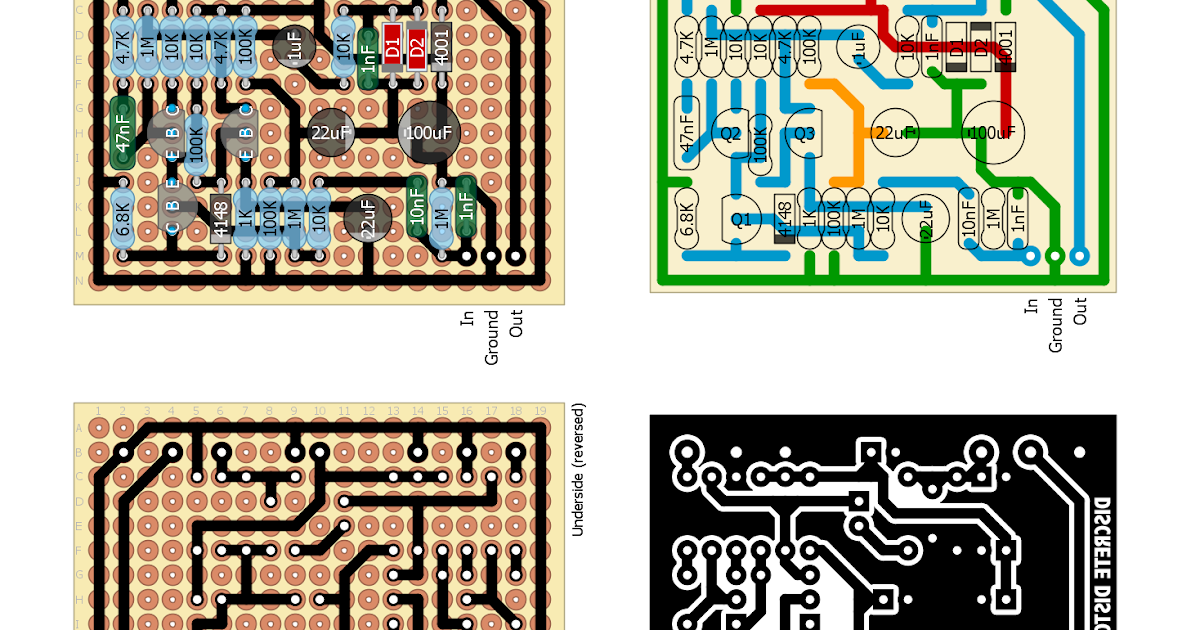 Perf and PCB Effects Layouts: Discrete Distortion