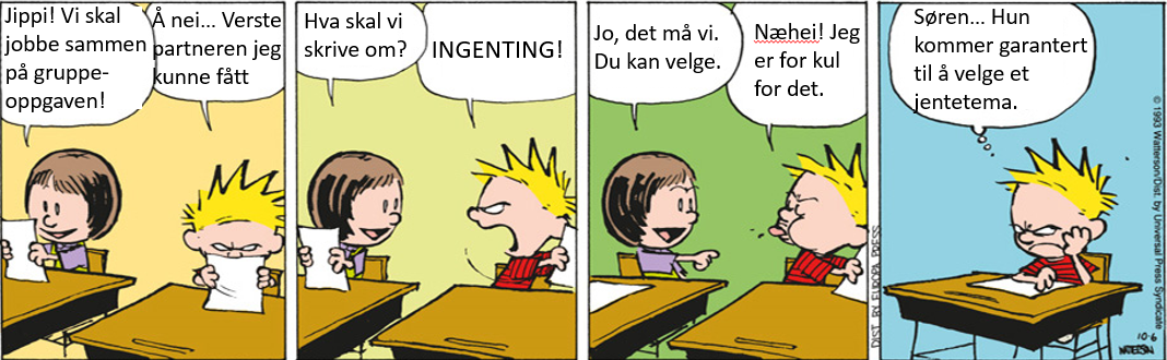 Morsom Skole Tegneserie For Barn