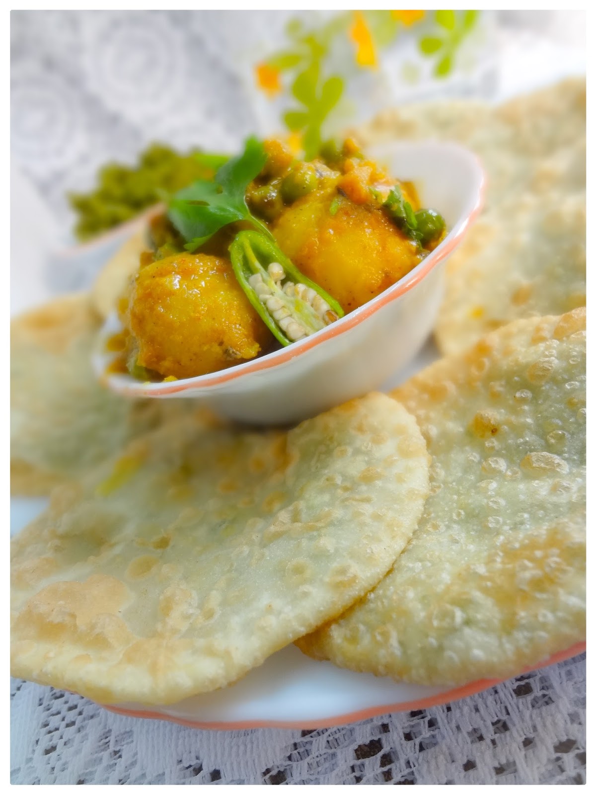 Flavors Of My Plate: Peas Kachori/Koraishutir Kochuri