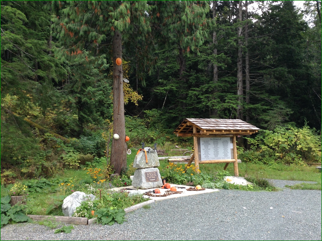 Northern Interior British Columbia: Usk Pioneer Chapel And Memorial To ...