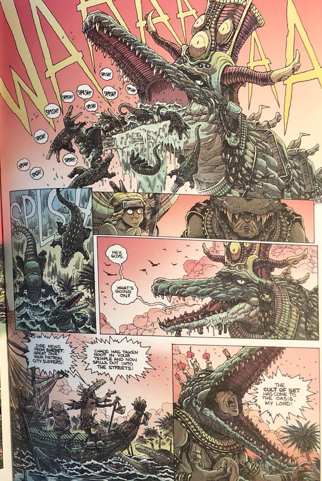 The Newest Rant: "Sobek," by James Stokoe is Amazing--Like all of His Work