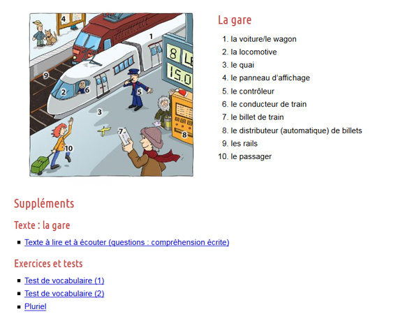 TICs en FLE: Activités de vocabulaire sur le thème du voyage