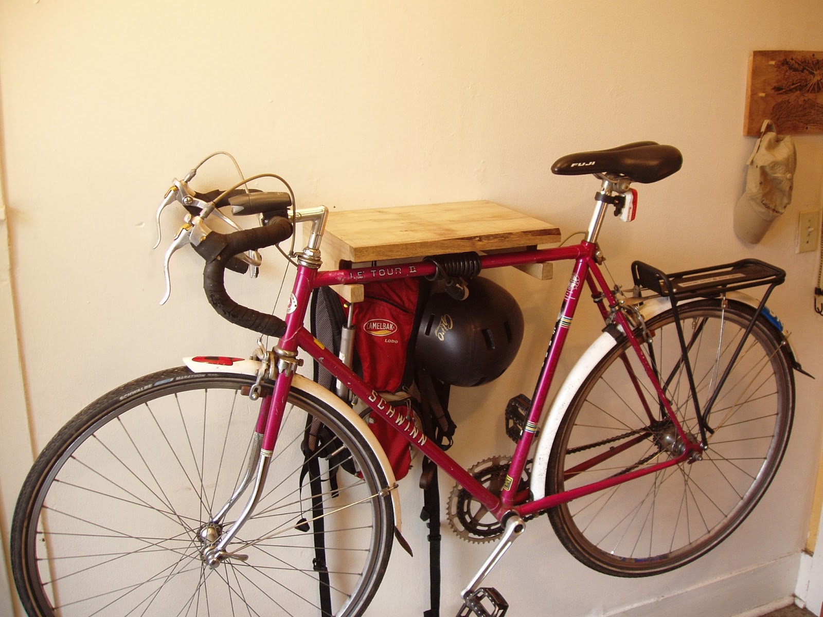 driftedge woodworking: Hardwood bike racks in maple, myrtle,walnut, and ...