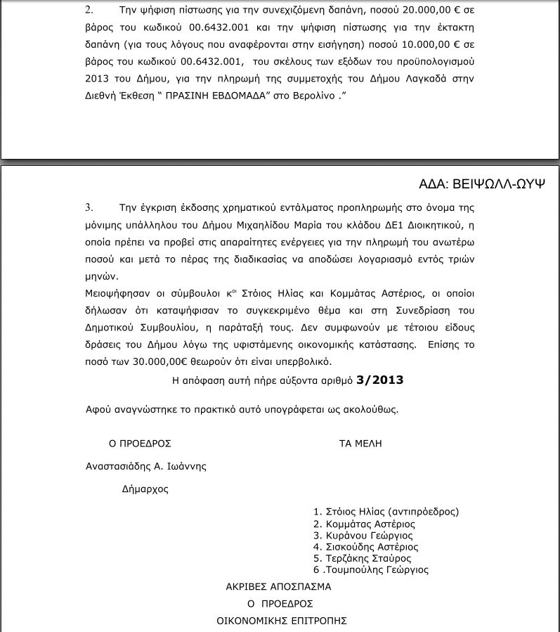 ΠΟΣΑ ΠΛΗΡΩΣΑΜΕ ΣΤΟ ΒΕΡΟΛΙΝΟ ΑΝΑΛΥΤΙΚΑ ΚΑΙ ΠΟΙΟΣ ΗΤΑΝ ΥΠΕΡ ΚΑΙ ΠΟΙΟΣ ...