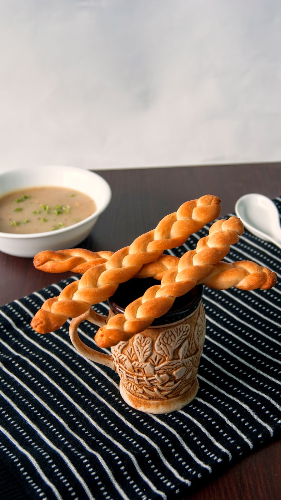 Always Hungry: Braided Breadsticks with left over pizza dough