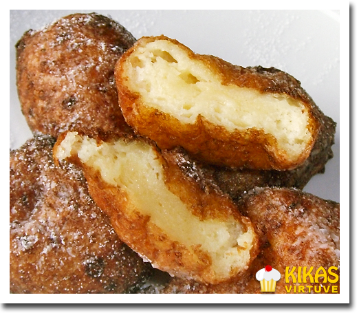 Kikas virtuve: Biezpiena pončiki