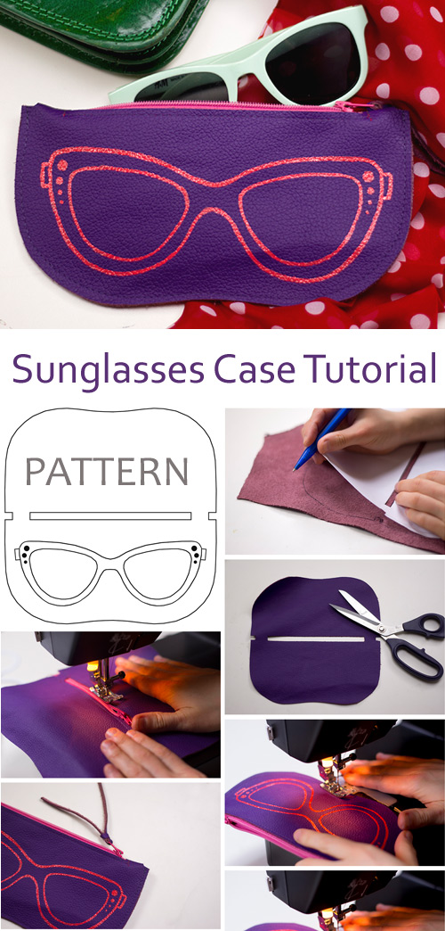 Sunglasses Case + free Pattern ~ Free-Tutorial.net