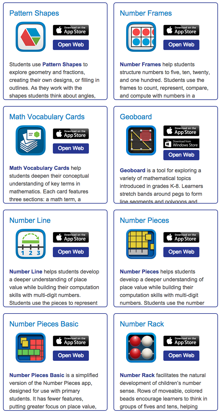 Mrs. Schlichter's Math Blog: Math Virtual Manipulatives for K/1 Teachers