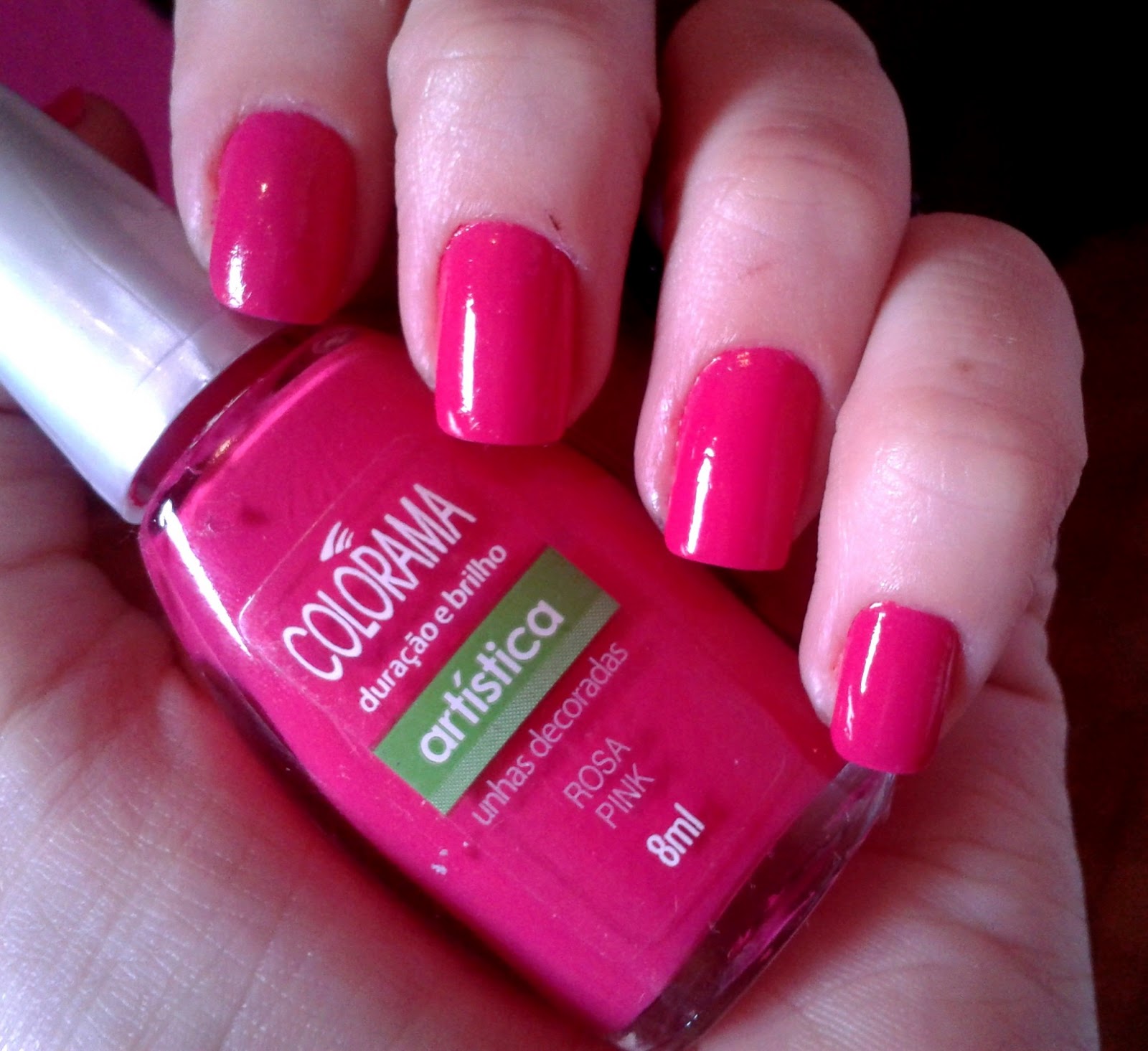 Make Your Makeup: Unhas da Semana: Rosa Pink - Colorama