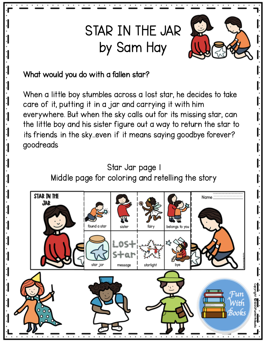 STAR IN THE JAR BOOK CRAFT ~ Book Units by Lynn