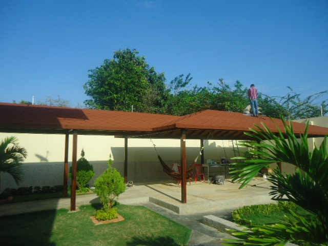 kiosko en shingle | techos,kioskos