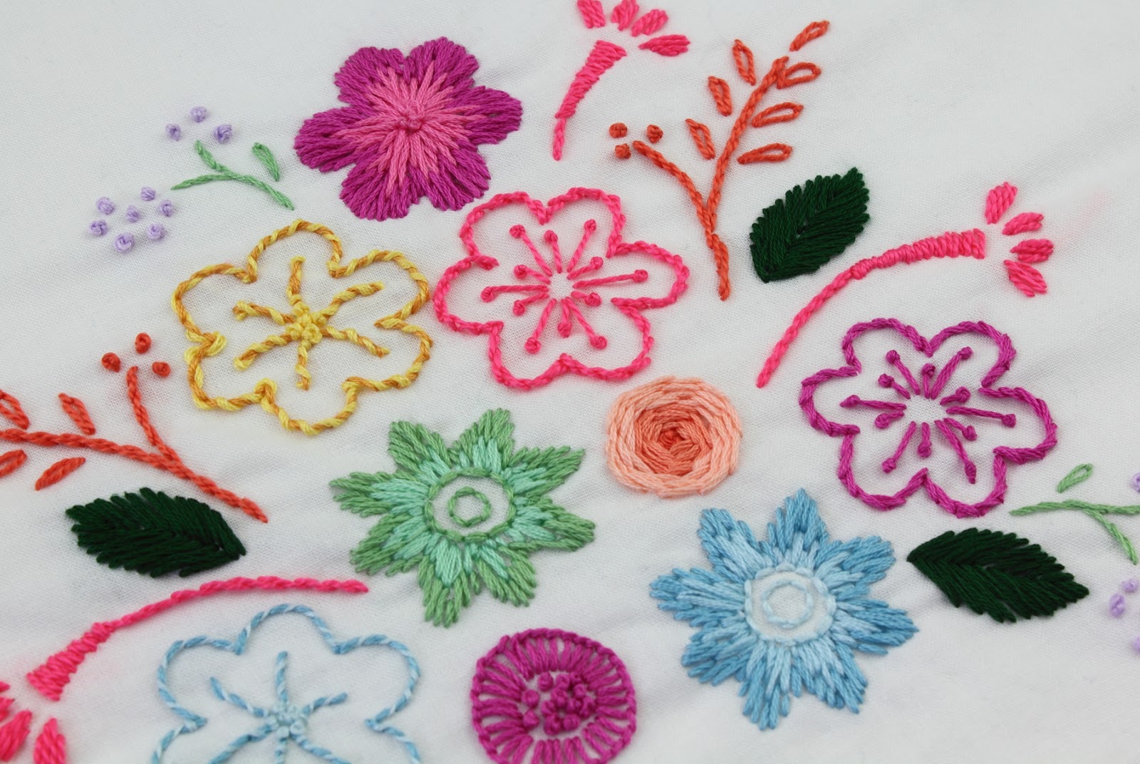 big B: Flower Fancy Embroidery Project