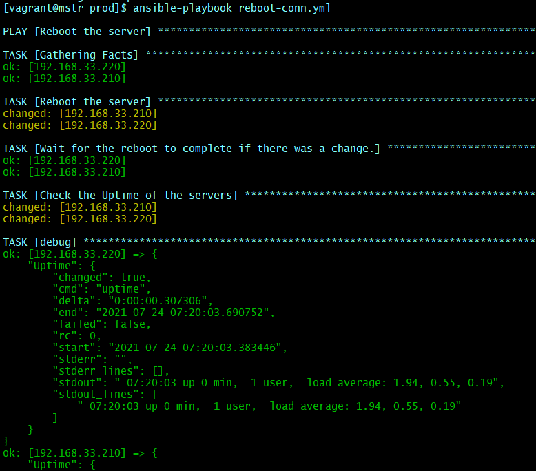 DevOps Hunter: Ansible 4: Reboot remote servers