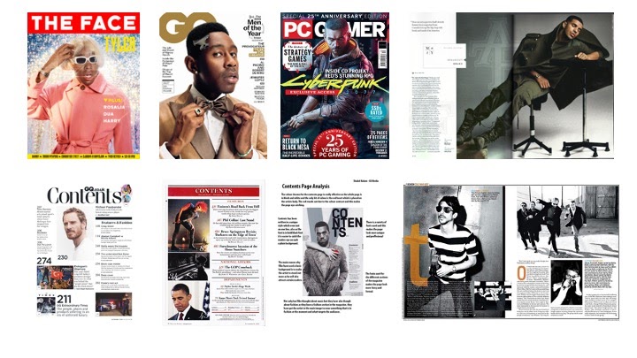 LO1: Examples of real magazines