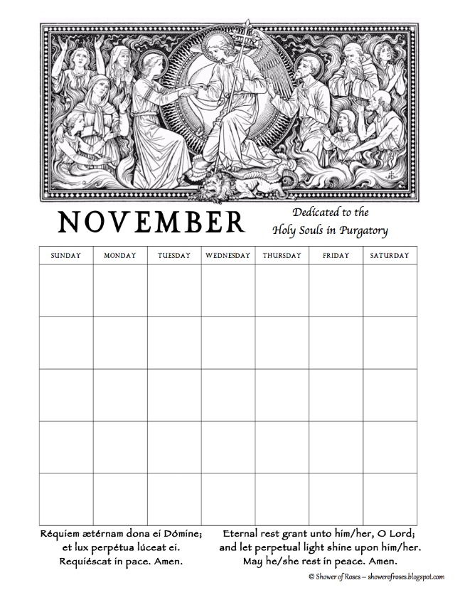 The Big Christian Family: NOVEMBER-Month of Holy Souls and Feast of ...