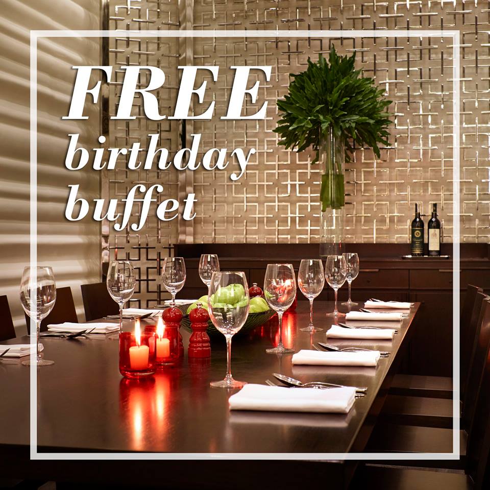 Manila Shopper: Hyatt City of Dreams Birthday Buffet Promo: Jan-Apr 2017
