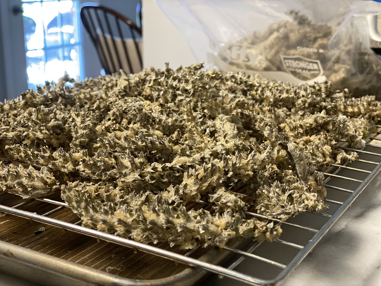 깨송이 부각 쉽고 간단하게 만들기 - How to make Bugak