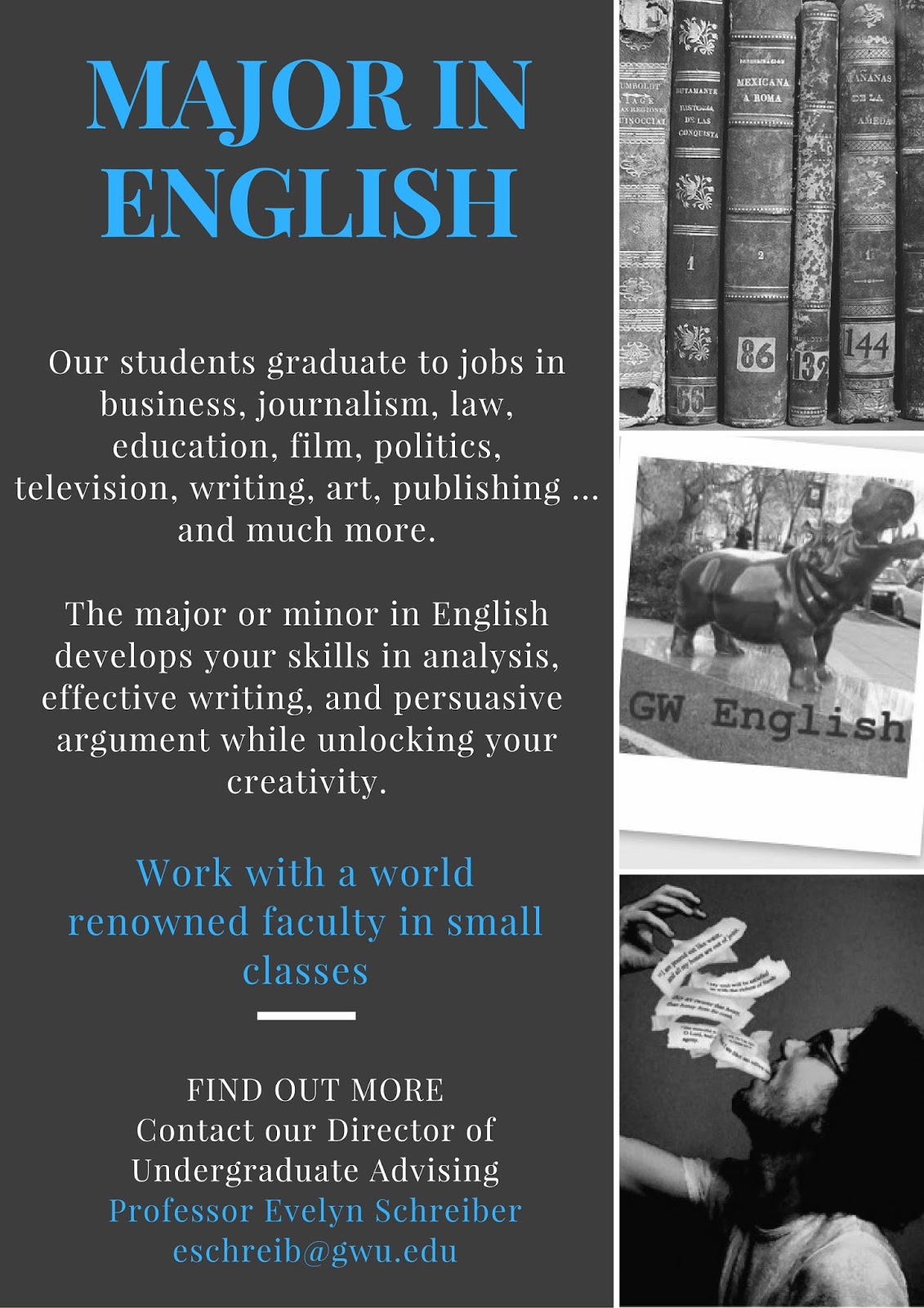 Why and How to Become an English Major: March 3! - Department of English