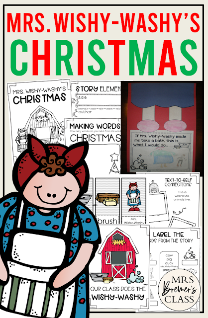 Mrs. Wishy-Washy's Christmas | Book Activities, Centers, and a ...