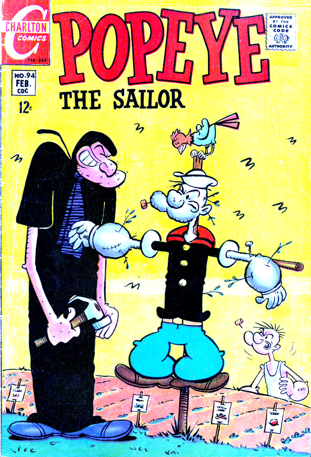 Books and Comics: #788 - Popeye 094 (CHARLTON) 1969
