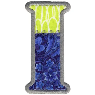 Abecedario con Retazos de Tela en Patchwork. Alphabet in Patchwork ...