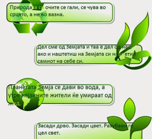 Екологија: Еко пораки за еко училиште