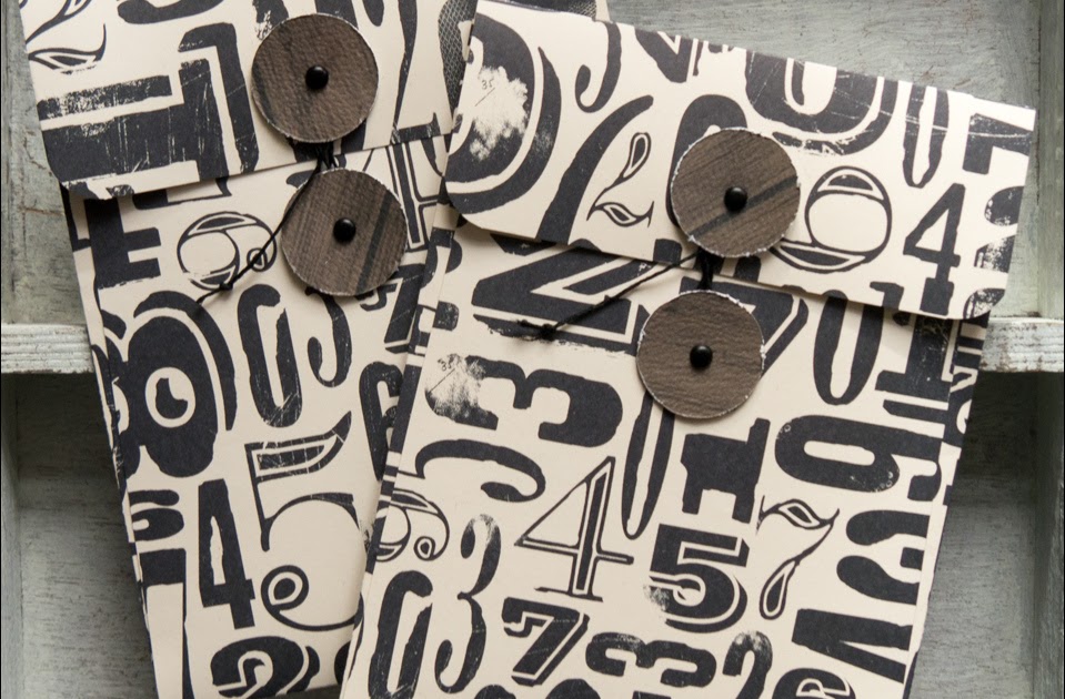 Paper, ART & Co.: Button String Envelopes | Typografisches No.5