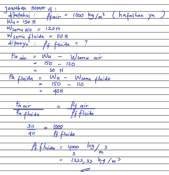 Fluida Statik : Pengertian - Rumus dan contoh Soal Penyelesaian ...