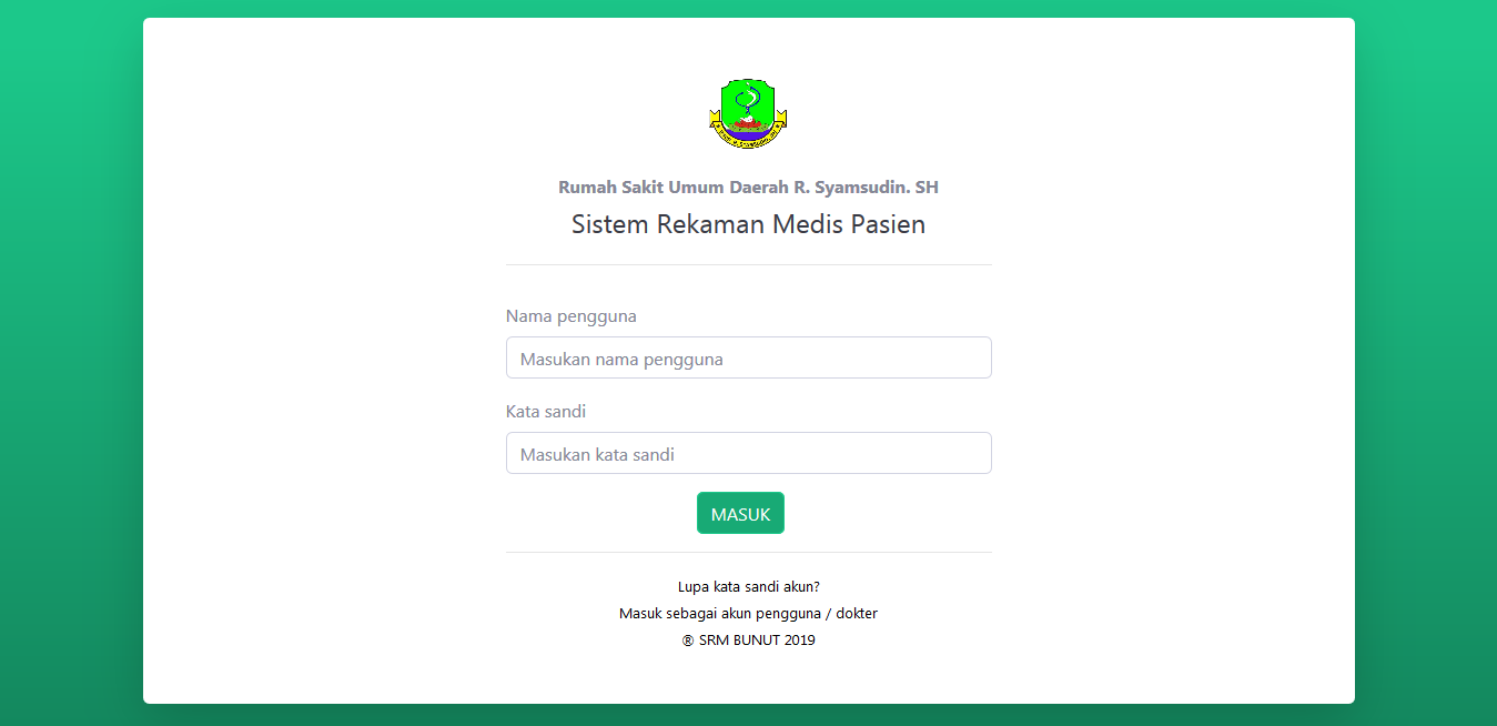 Source Code PHP Sistem Manajemen Rekam Medis Pasien Berbasis Web