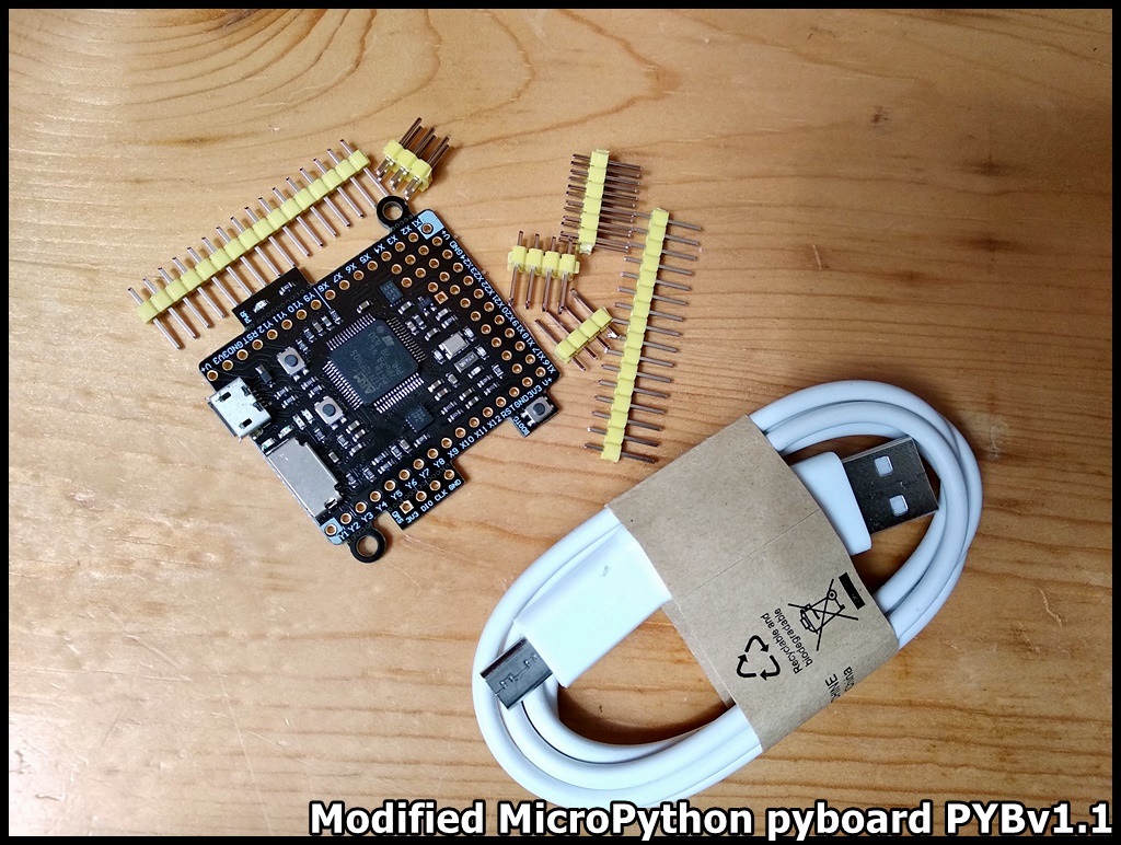 Embedded things: Modified MicroPython pyboard PYBv1.1, and more... Embedded things: Modified MicroPython pyboard PYBv1.1, and more...