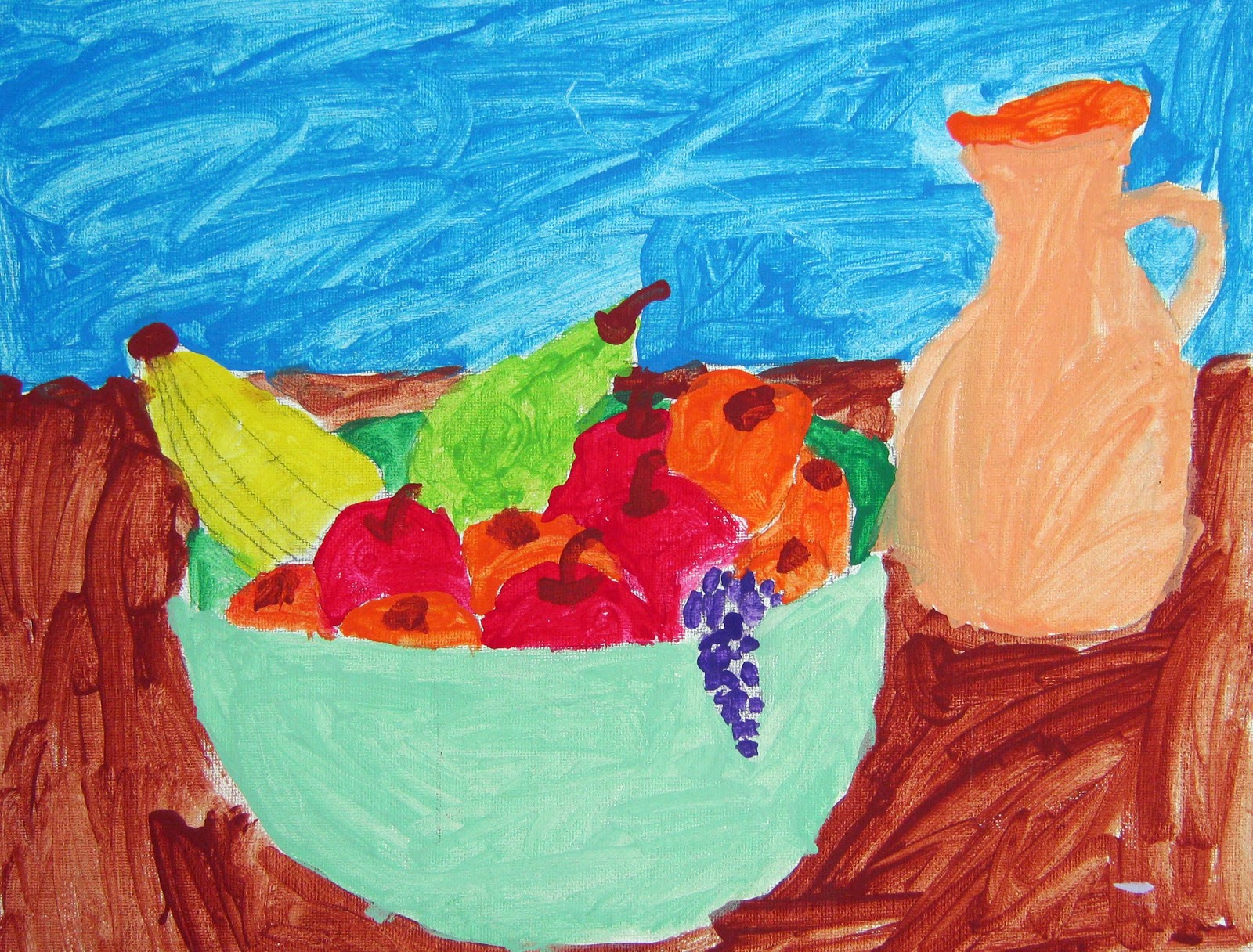Mrs. Levine's Art Room : THIRD GRADE . . . Painting a Still Life