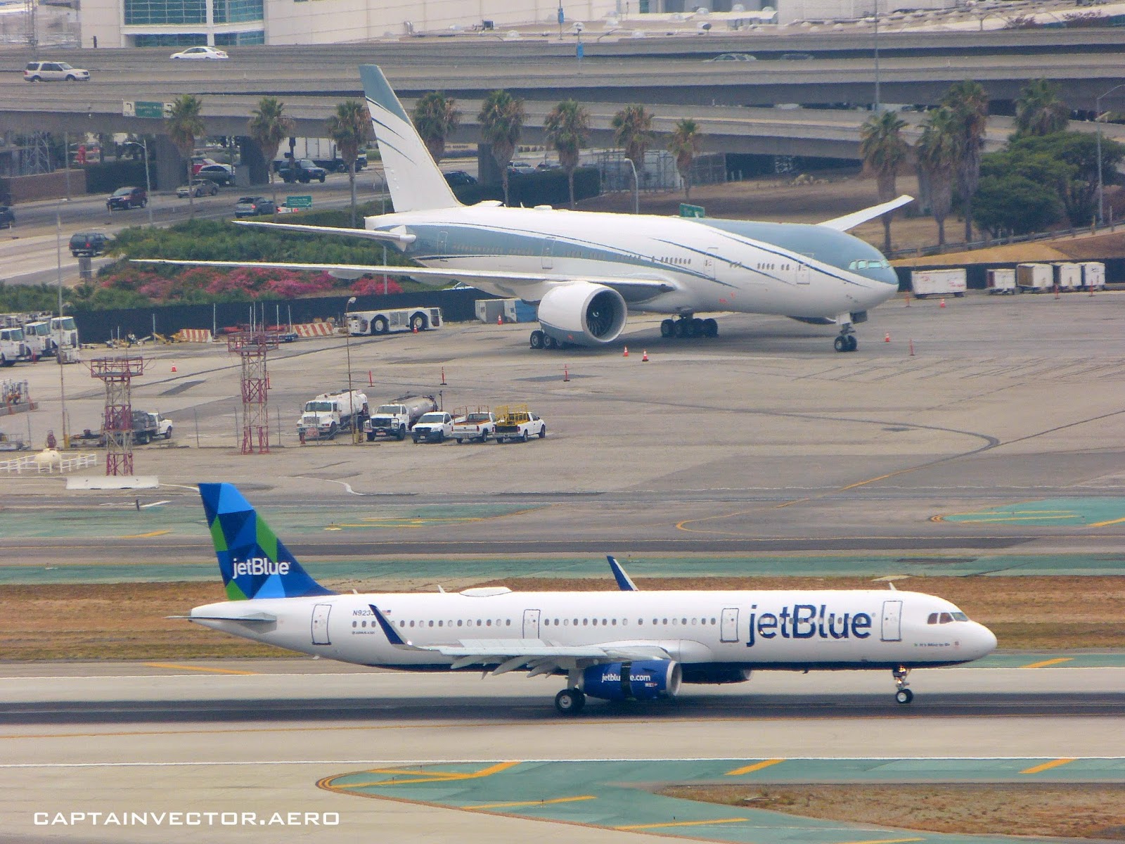 View from the tower: Sightings: JetBlue