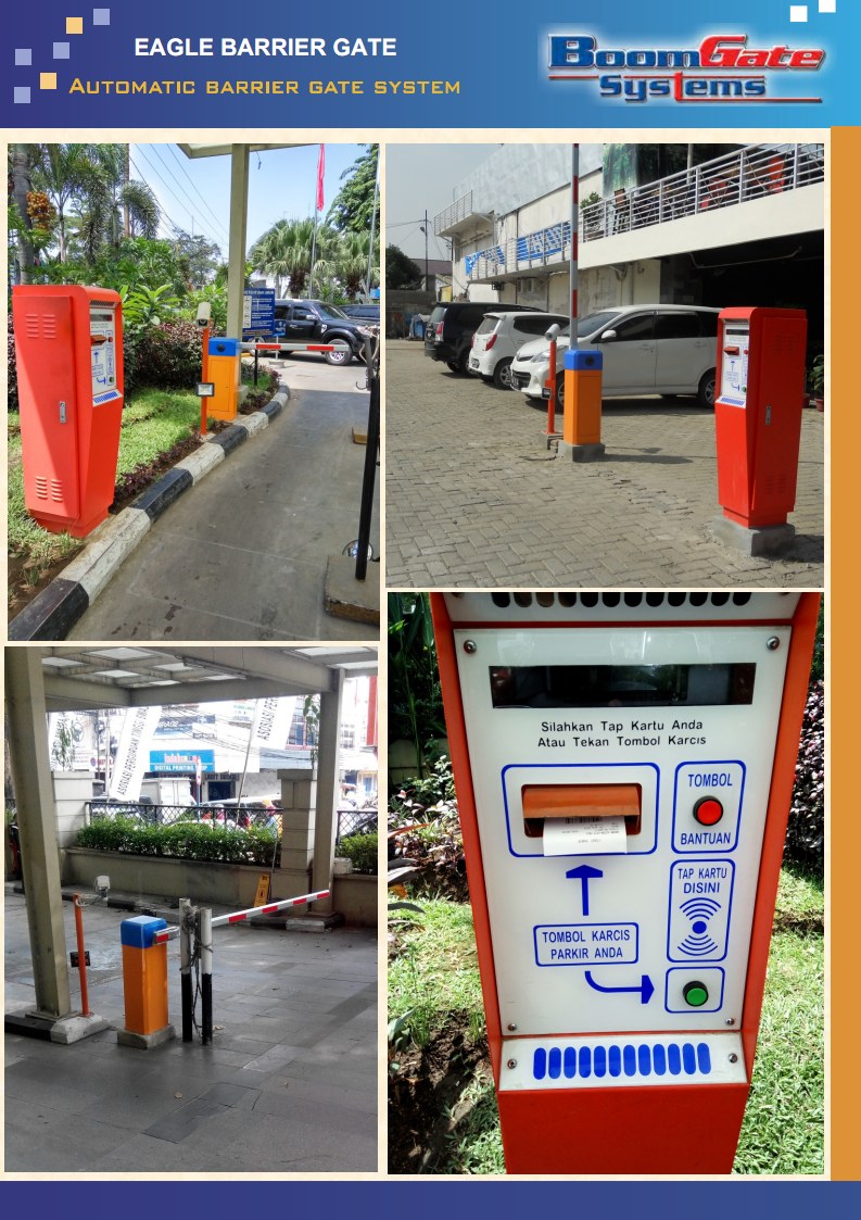 Barrier Gate - Palang Parkir Otomatis (kota Meda): Barrier Gate
