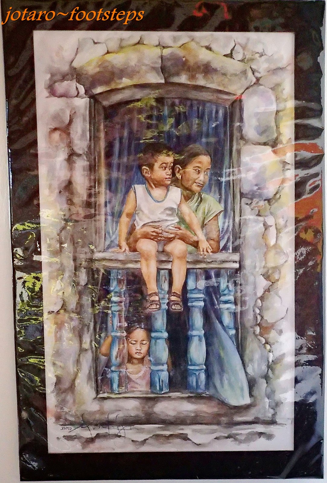 Footsteps - Jotaro's Travels: Art Gallery : Filipino Ivatan Art @ Batanes