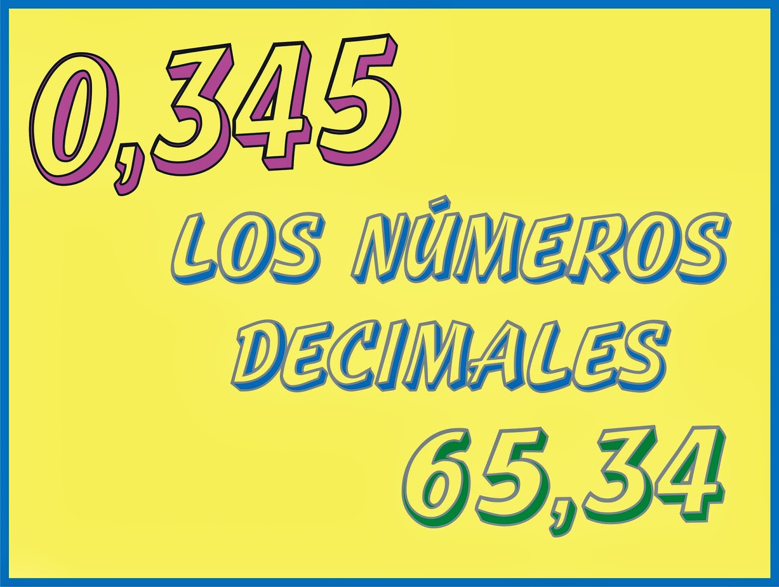BLOG DOCENTE: NÚMEROS DECIMALES