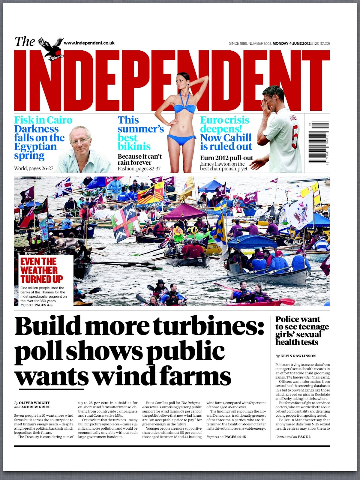 Sands Media Services: The Jubilee front page headline challenge