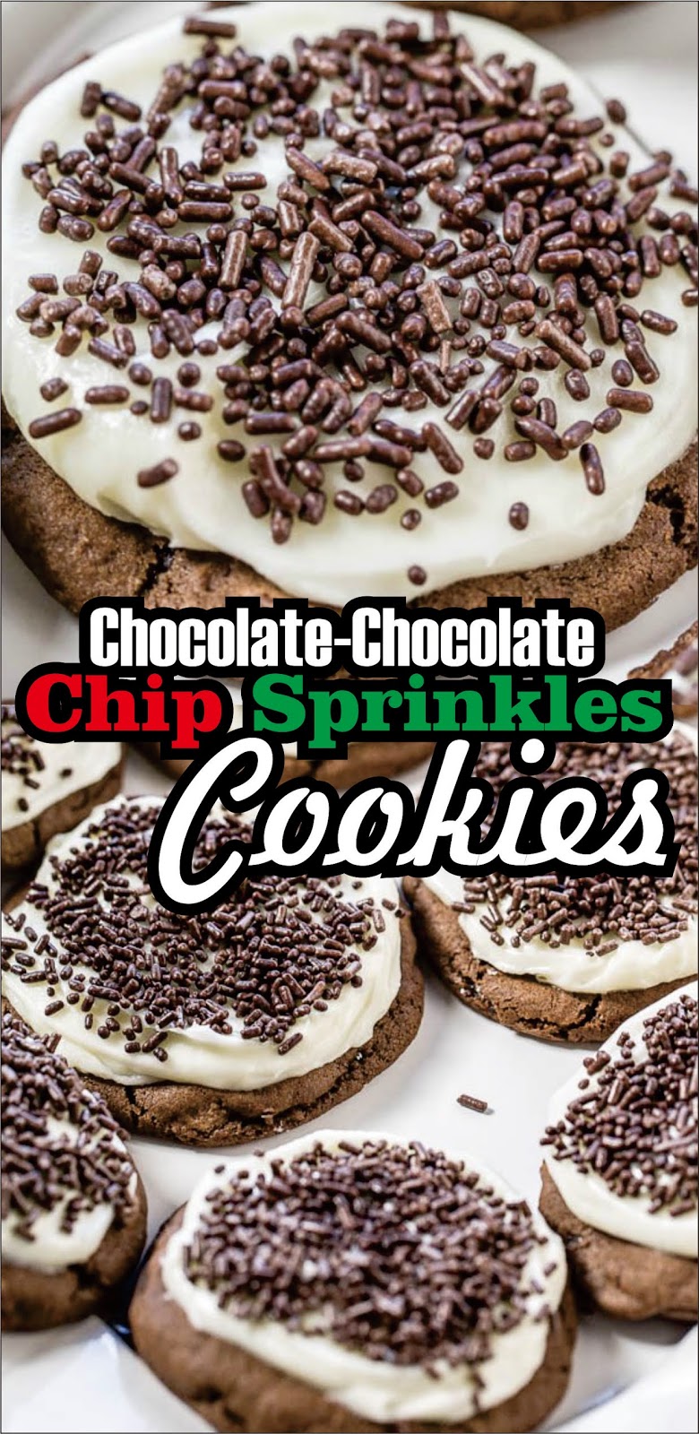 Chocolate-Chocolate Chip Sprinkles Cookies - Easy Kraft Recipes ...
